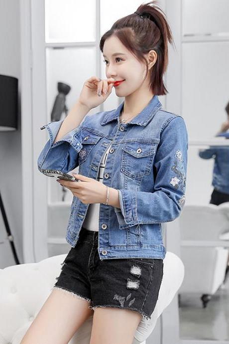 Thick Lamb Wool Denim Loose Jacket Coat on Luulla