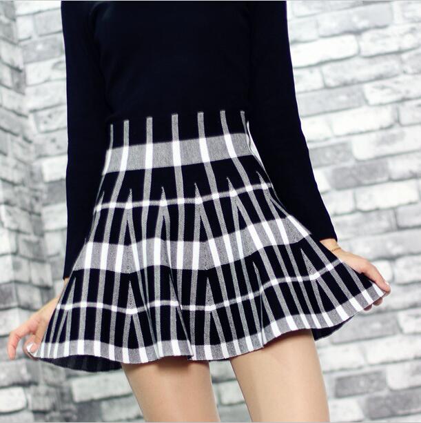 Design Fashion A-line Mini Knitting Skirt on Luulla